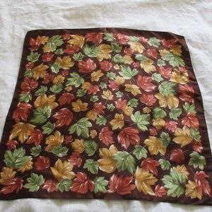 Vintage | Accessories | Fall Leaves Scarf | Poshmark